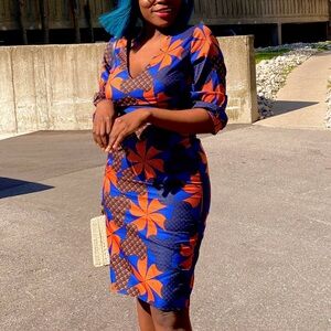 OFUURE | Dresses | Ofuure Vibrant Dashiki Print Dress | Poshmark